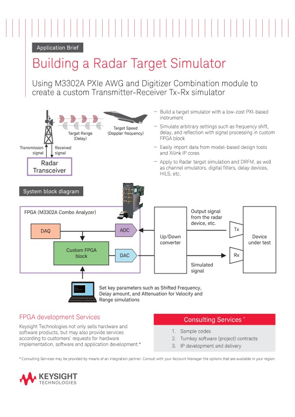 Building a Radar Target Simulator PDF Asset Page | Keysight